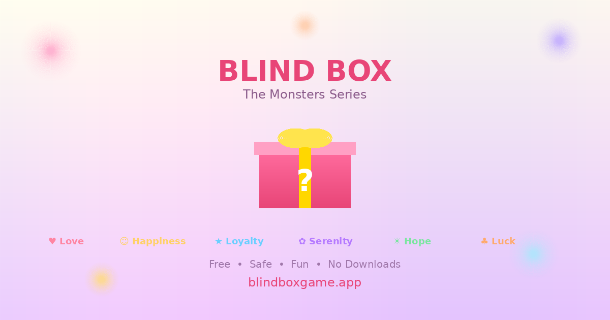 Blind Box — Free Labubu Guessing Game | Safe Online Game for Kids